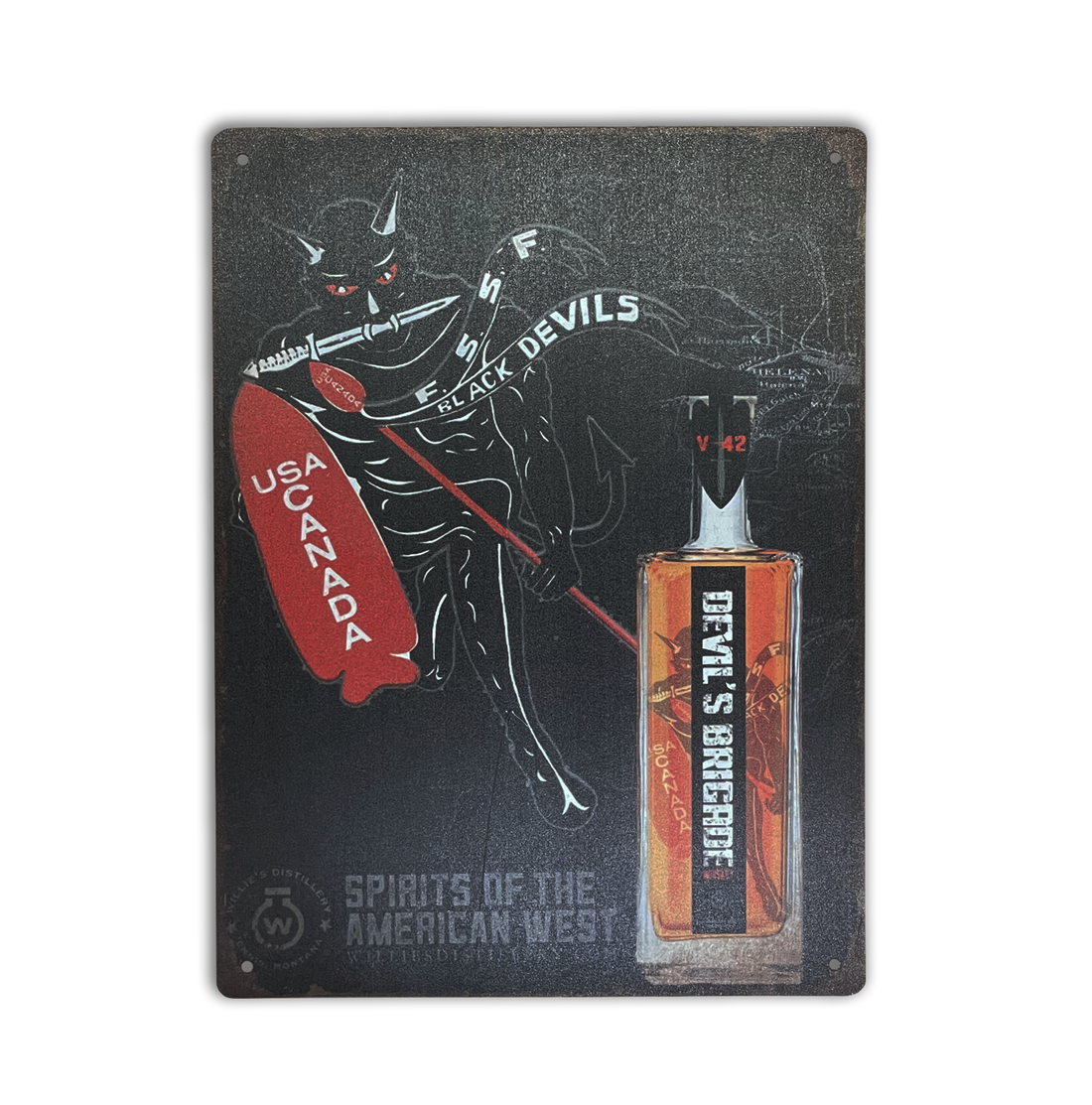 Devil's Brigade Tin Tacker – Willie's Distillery
